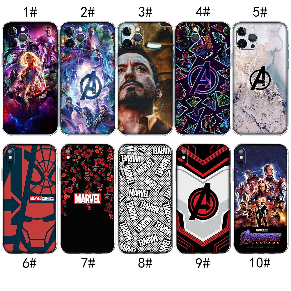 Transparent Case For iPhone SE 2020 13 Mini Pro Max MZD115 Marvel ...