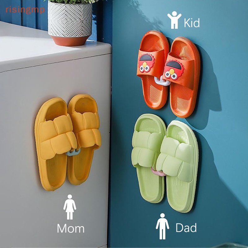 [risingmp] Slipper Rack Self-adhesive Bathroom Simple Slipper Hook ...