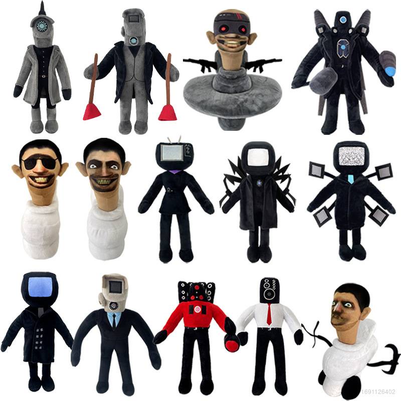 Yela New Skibidi Toilet Plush Dolls Gift For Kids Titan Monitor Man UFO ...