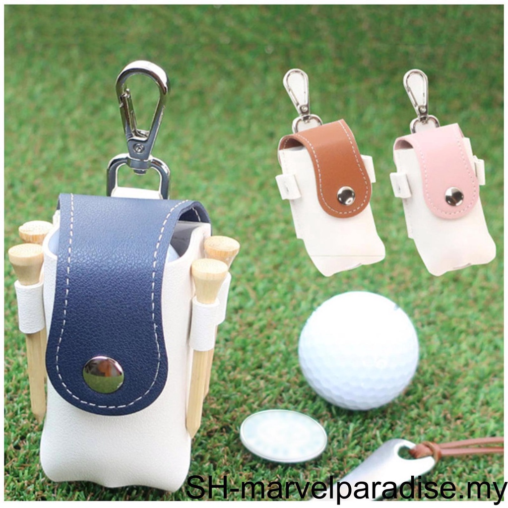 Tees Holder Storage Case Carrier Pouch Mini Golf Ball Bag for Training ...