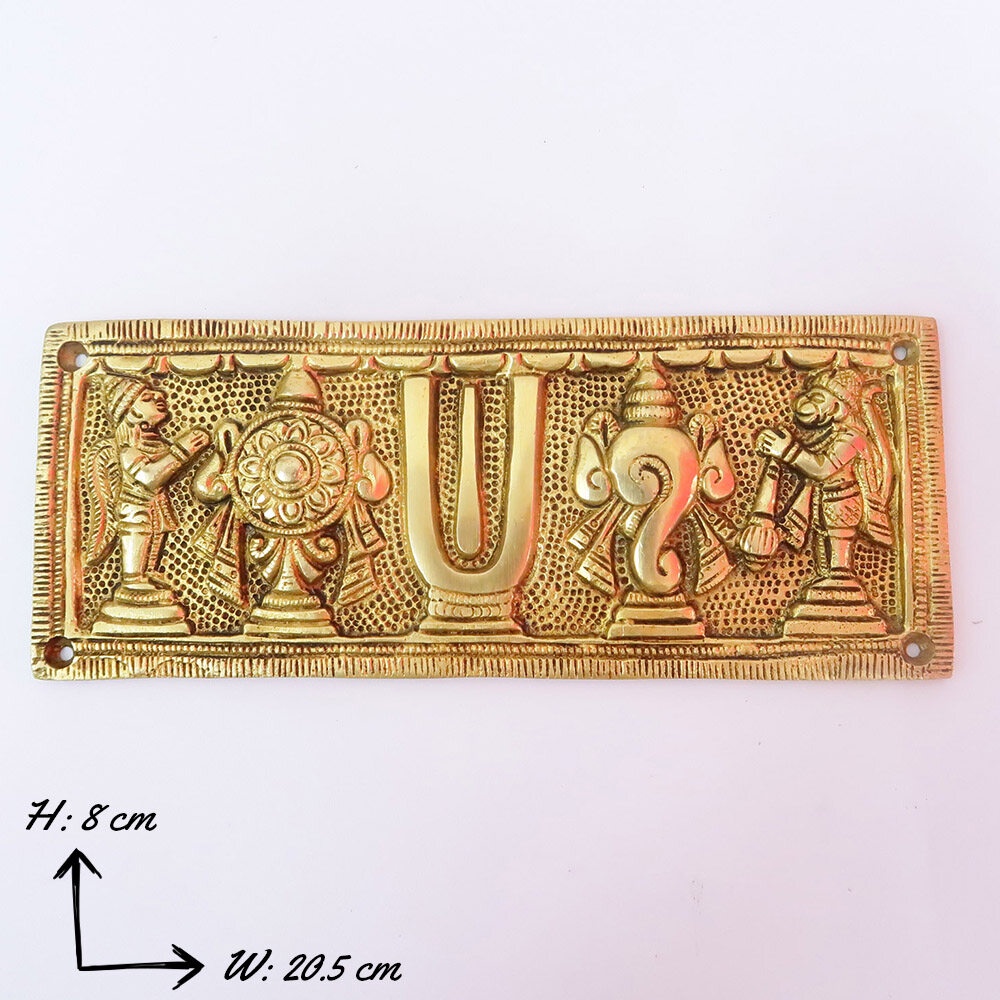 Pure Brass Sanku Chakra Plate - Divine India | Shopee Malaysia