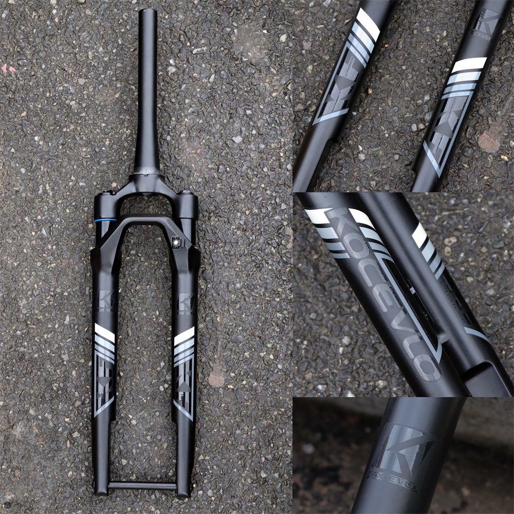 KOCEVLO Road Bike Fork Gravel Suspension fork Off-Road Damping Air ...