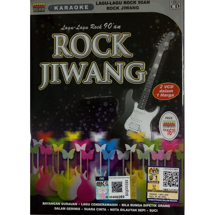 20 Lagu Lagu Rock 90an Rock Jiwang VCD Karaoke Cover Version | Shopee ...