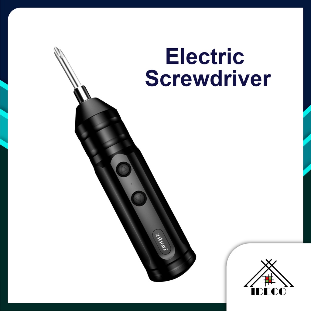 IDECO Cordless Electric Screwdriver Set Rechargeable Smart Automatic ...
