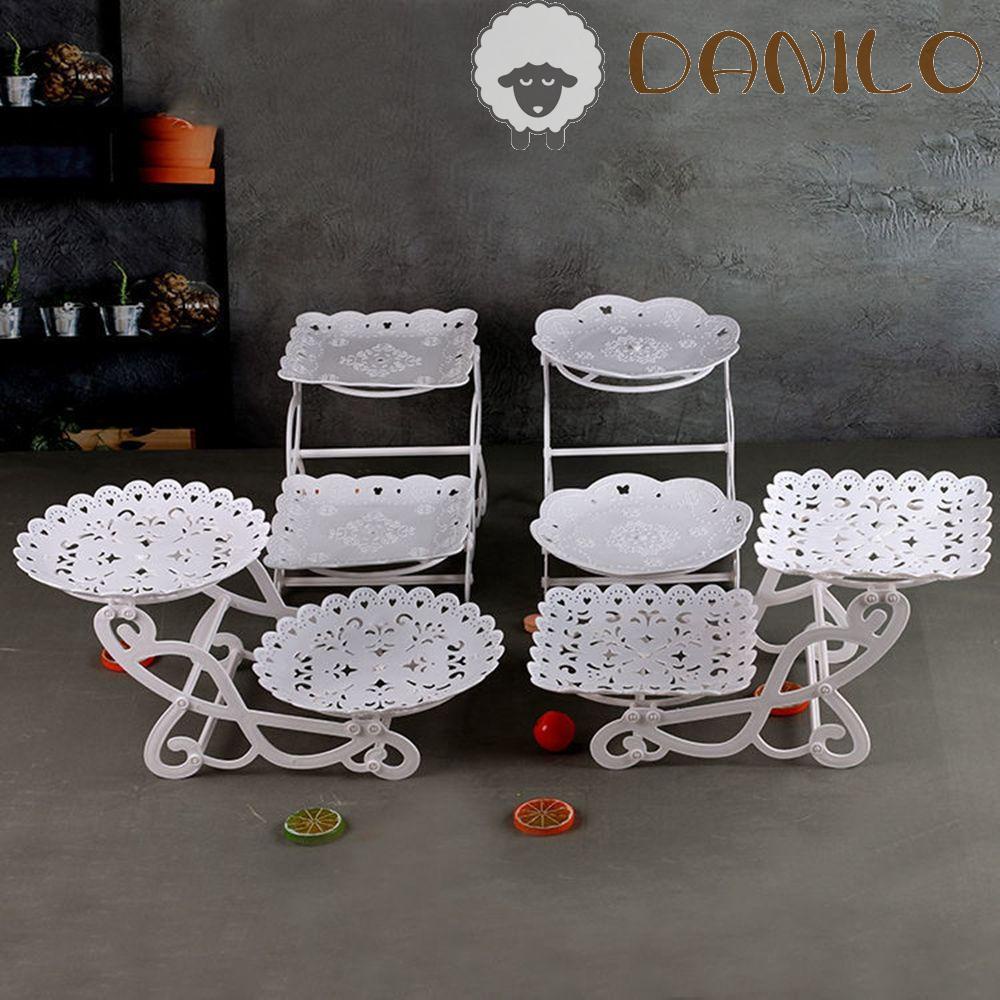 DANILO 2/3 Tier Dessert Exhibition Rack Simple Cupcake Storage Stand ...