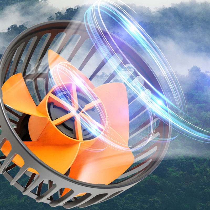 3 Head Car Fan USB 5V/12V /24V Universal Large Wind Two Speed Control ...