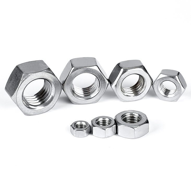 [KZS] 304 Stainless Steel Hex Nut Nut A2-70 M1.6/M2/M2.5/M3/M4/M5/M6/M8/M10/M12~M20 | Shopee ...