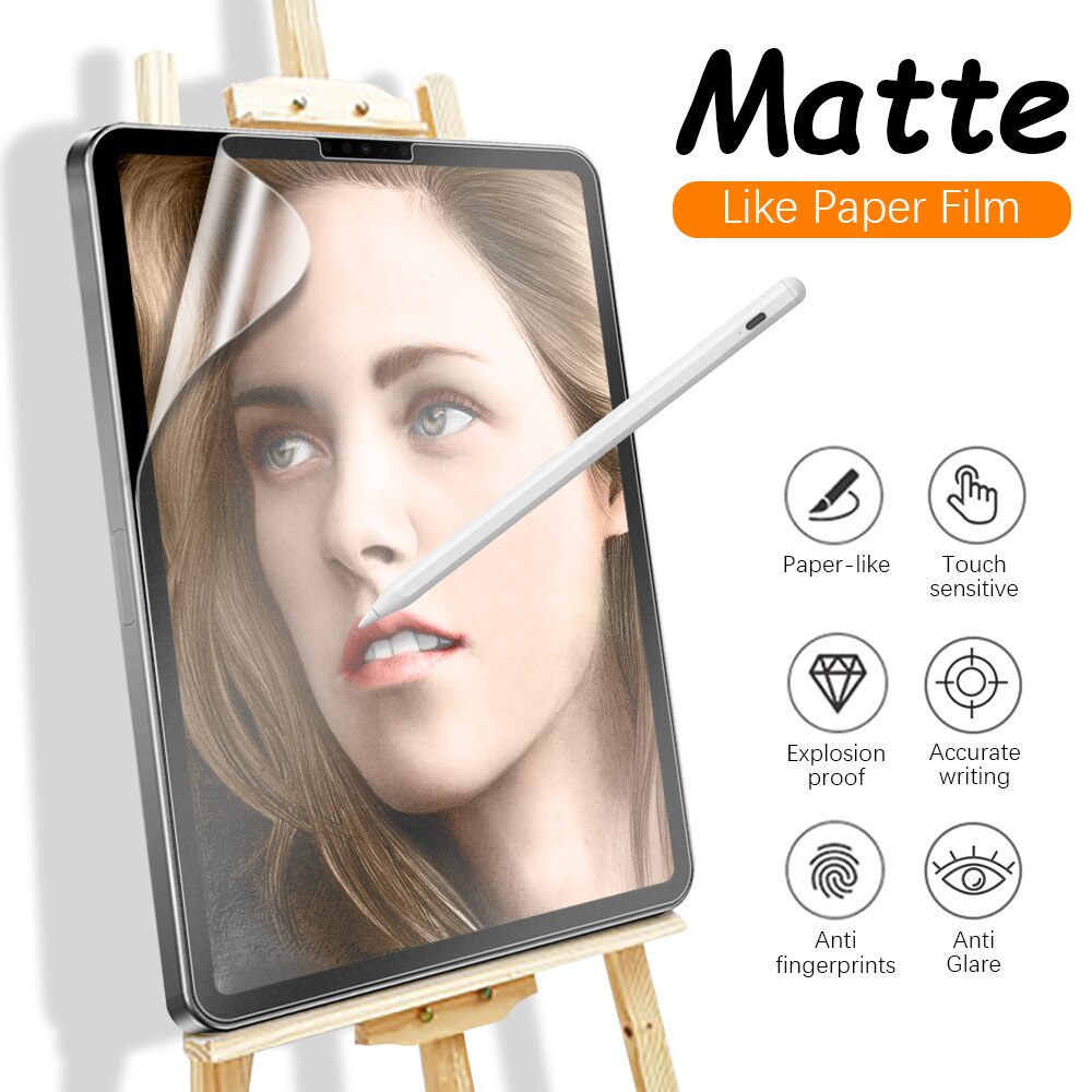 Matte Paper Film For Ipad Mini 6 Air 5 4 3 2022 Screen Protector For ...