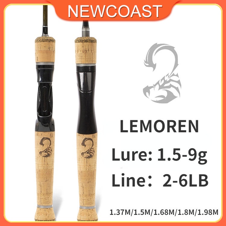 LEMOREN Rod V1 Joran Pancing Micro Jig UL Spinning Casting Rod ...
