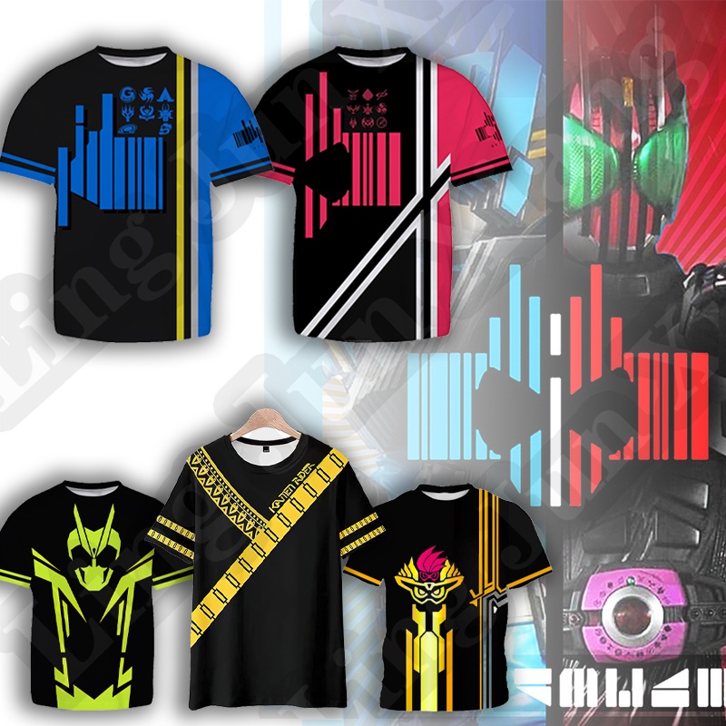 Kamen Rider Series printed children's boy T-shirt Kamen Rider Emperor ...