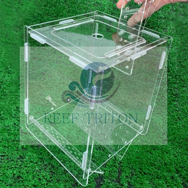 hang type acrylic fish trap for aquarium catch fish tangkap ikan ...