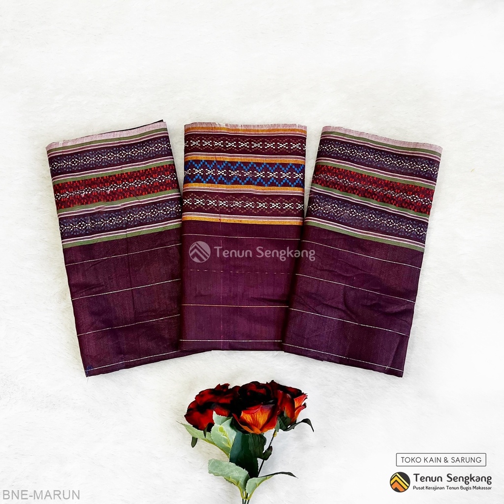 Bugis Bone MARUN Sarong - Sengkang BNE-MARUN Weaving (Price Per Pcs ...