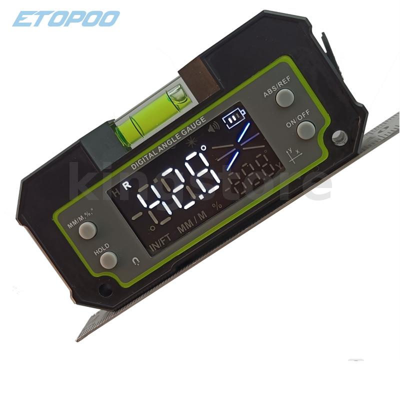 Bluetooth Digital Level Inclinometer LCD Dual-axis Electronic ...