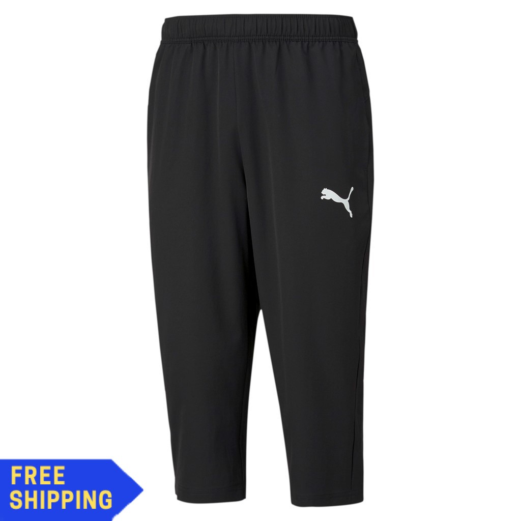 Puma ACTIVE Woven 3/4 Three Quarter Sweatpants 58673401 | Shopee Malaysia
