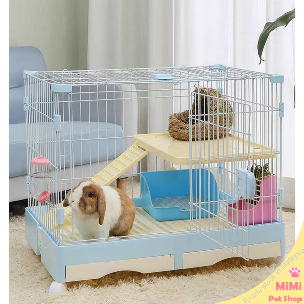 READY STOCK Rabbit Cage Indoor Professional Rabbits Cage Large Hamster ...
