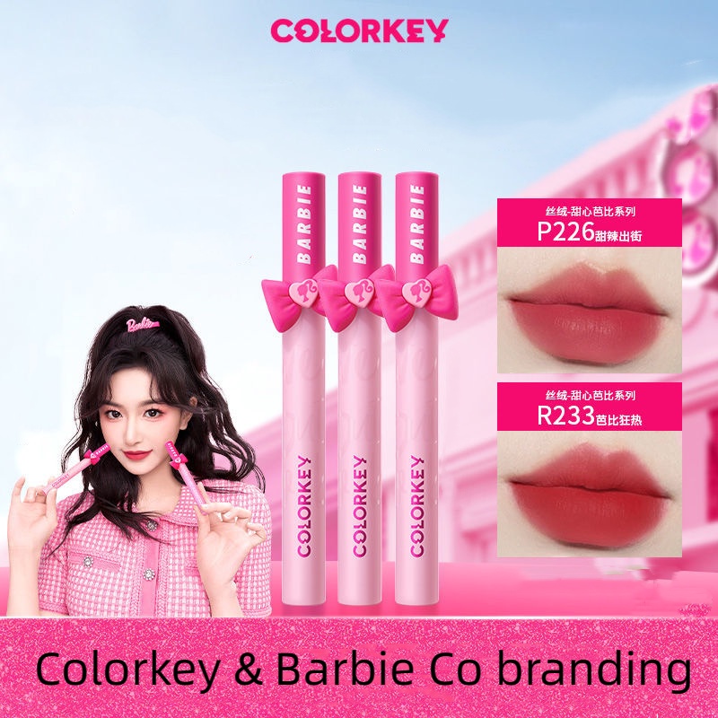Colorkey Barbie series mirror gloss velvet lip gloss lipstick ...