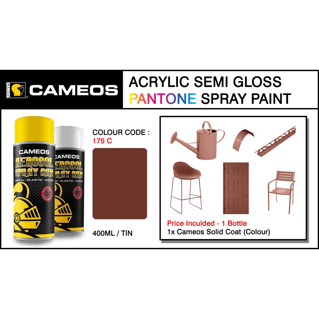 PANTONE Color P9 - Aerosol Spray Paint - CAMEOS 400ML/Bottle | Shopee ...