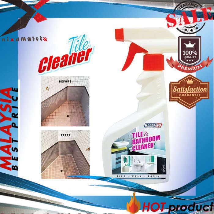 🔥HOT SALES🔥 KLEENSO Tile & Bathroom Spray Cleaner 500ml (Pencuci Lantai ...
