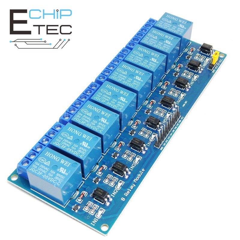 1PCS 8-channel relay module 5V, AVR/51/PIC microcontroller PLC relay module with optocoupler ...