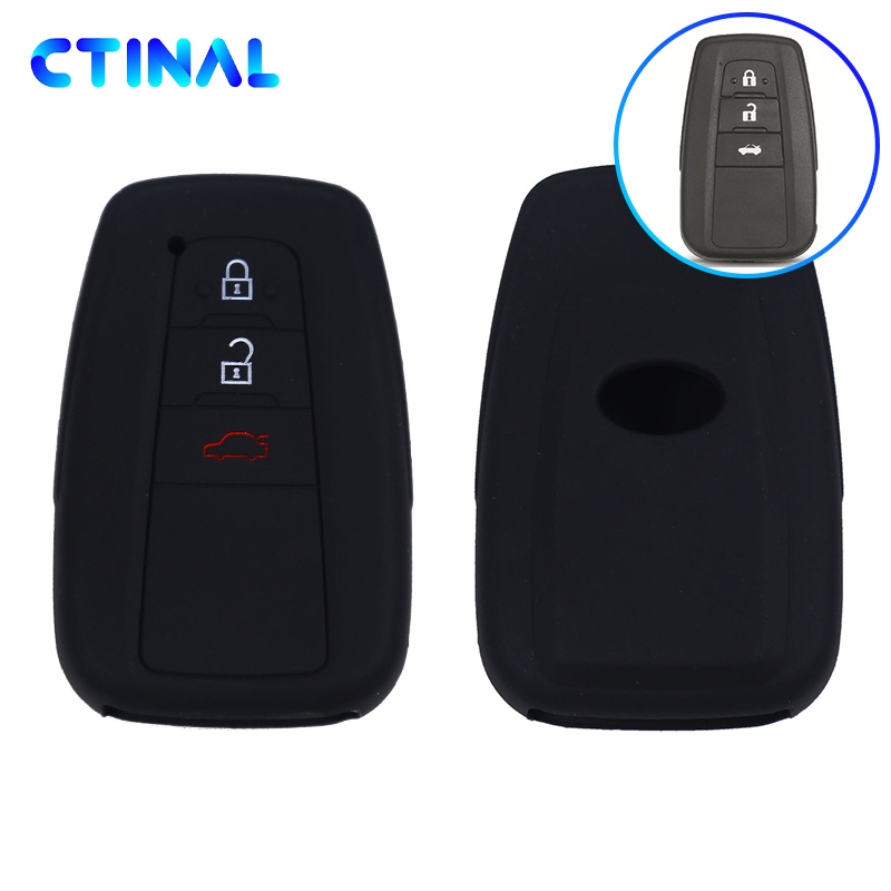 CTINAL Car Silicone Key Cover For Toyota Corolla Altis Corolla Cross ...