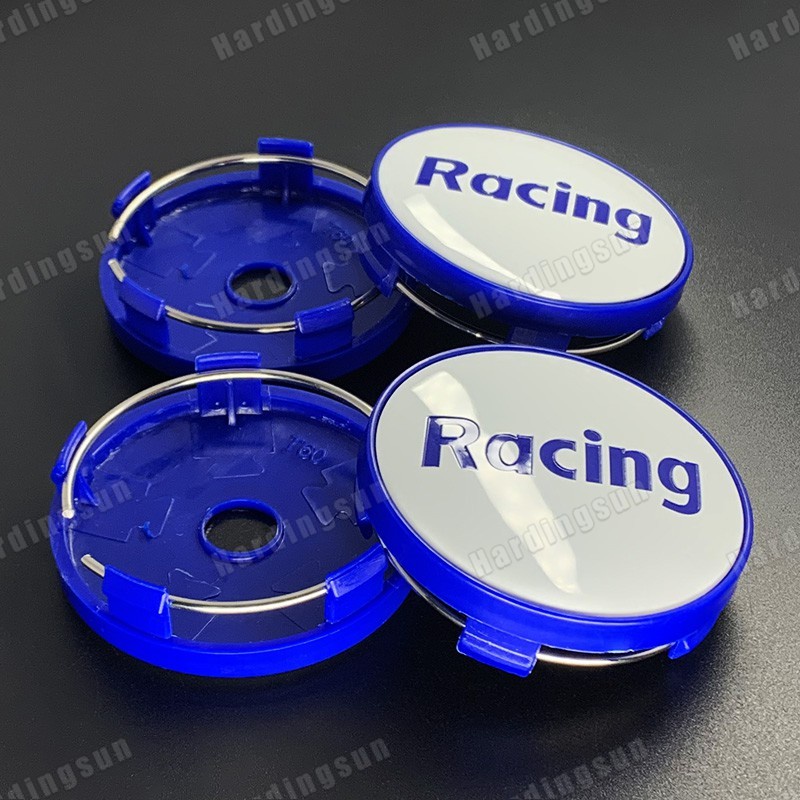CarDIY (4PCS) 60mm Car Sport Rim Hub Cap Racing Wheel Cap For Enkei ...