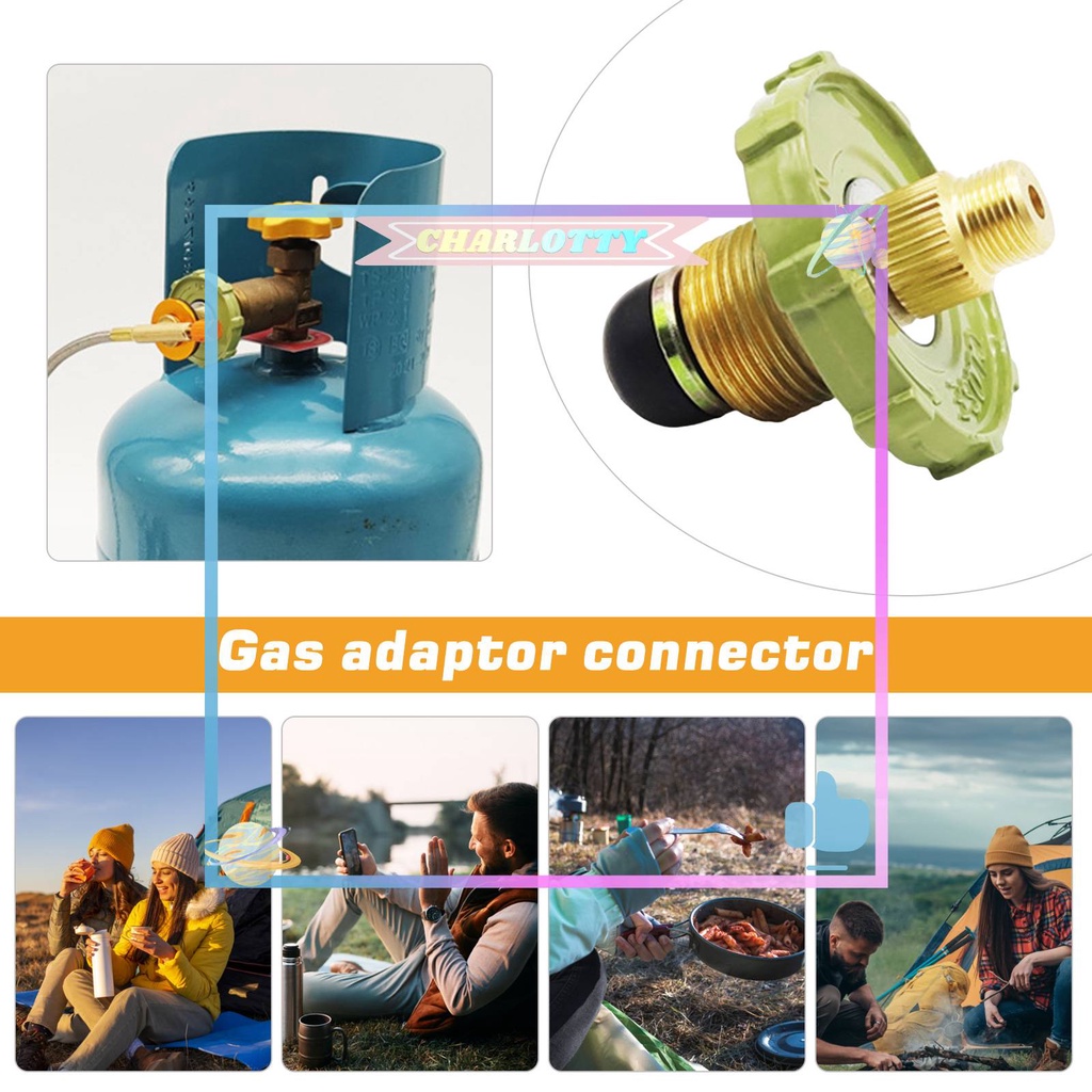 CHA 1-5Pcs LPG Cylinder Adapter Durable Outdoor Stove Convert Head ...