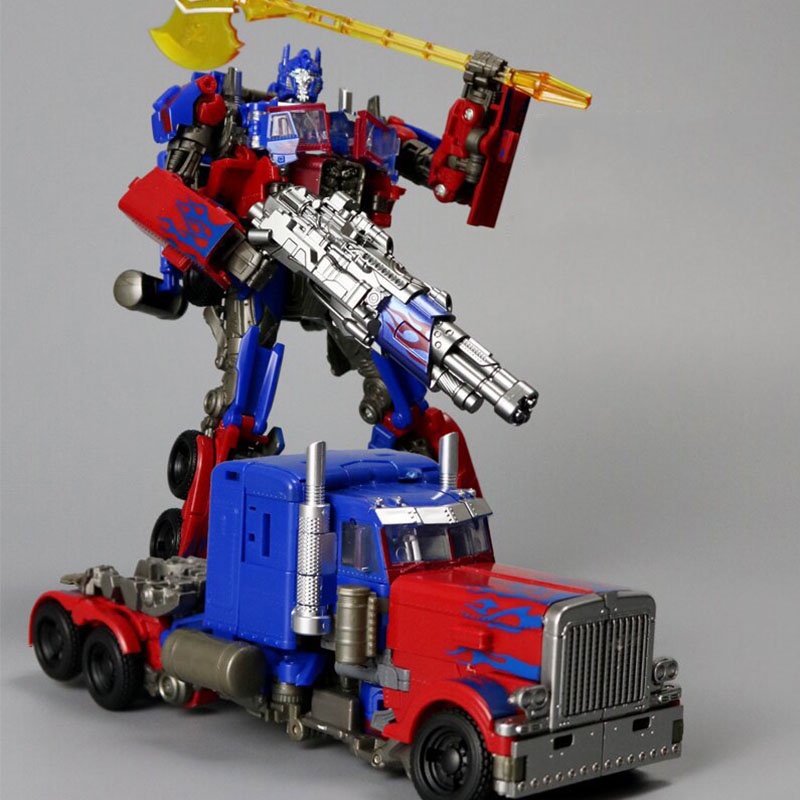 17cm Optimus Prime Robot Toy Figure Transformable Action Figure Bot ...