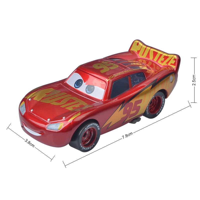 Pixar Cars 3 Lightning McQueen Rust-Eze Mater 1:55 Diecast Metal Alloy ...