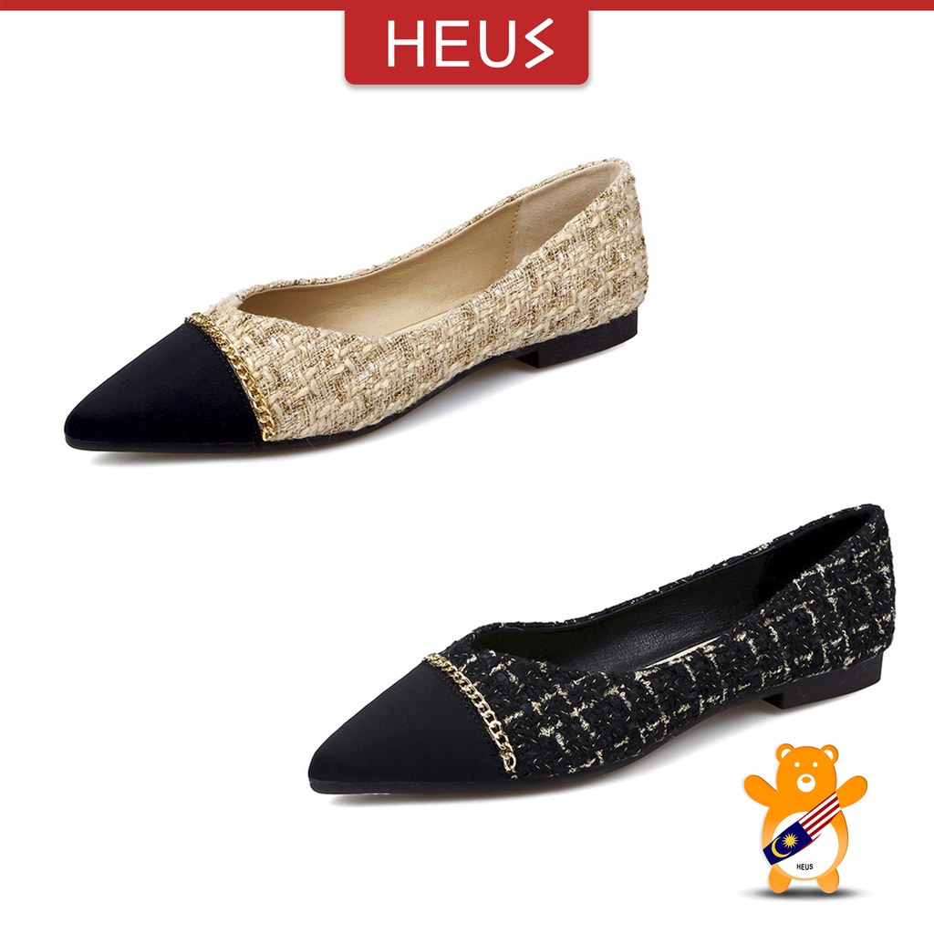 HEUS Werter Flat Heels (Ready Stock) | Shopee Malaysia
