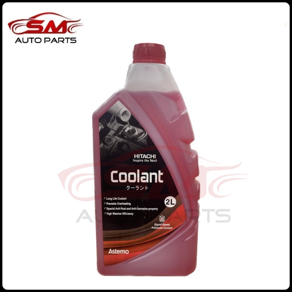 HITACHI Coolant Premium Quality 2 Liters Long Life Antifreeze Coolant ...
