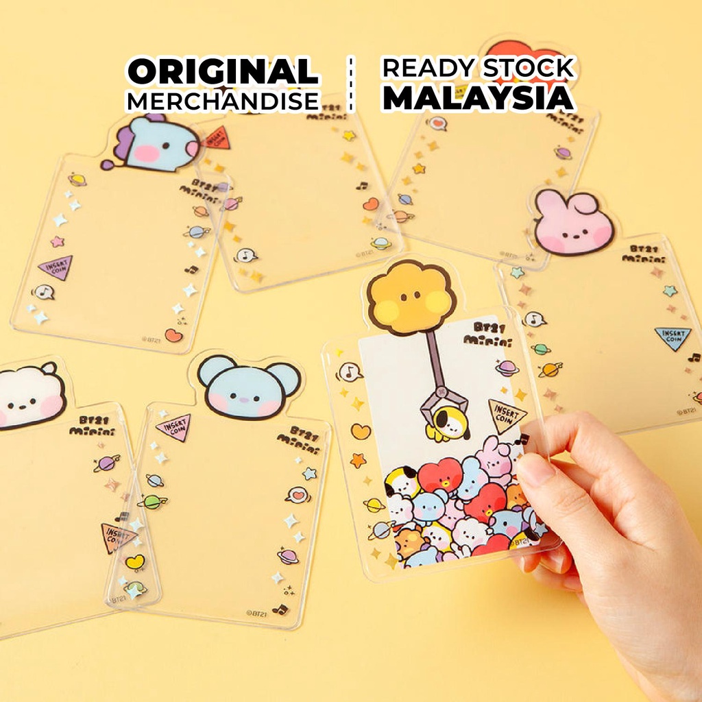 [OFFICIAL] BT21 Minini Photo Card Cover Set BTS BT21 TinyTAN BangTan Kpop Merch | Shopee Malaysia