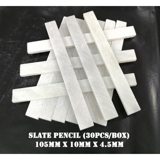 SLATE PENCIL Talc WHITE Chalk Pen (30PCS / BOX) 石笔 CONSTRUCTION CHALK ...