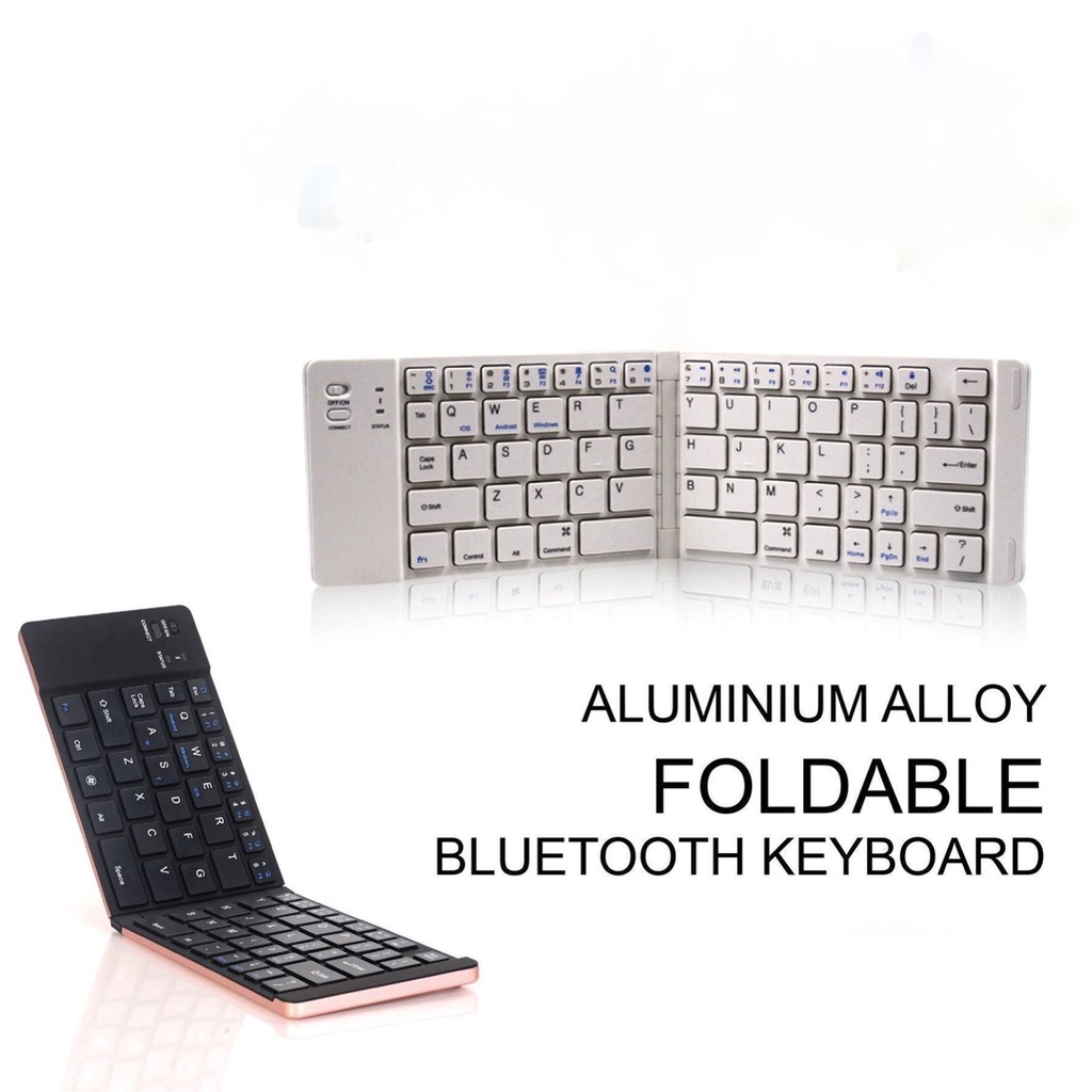 Mini Keyboard Ergonomic Portable Ultra Slim Silent Wireless Keyboard ...