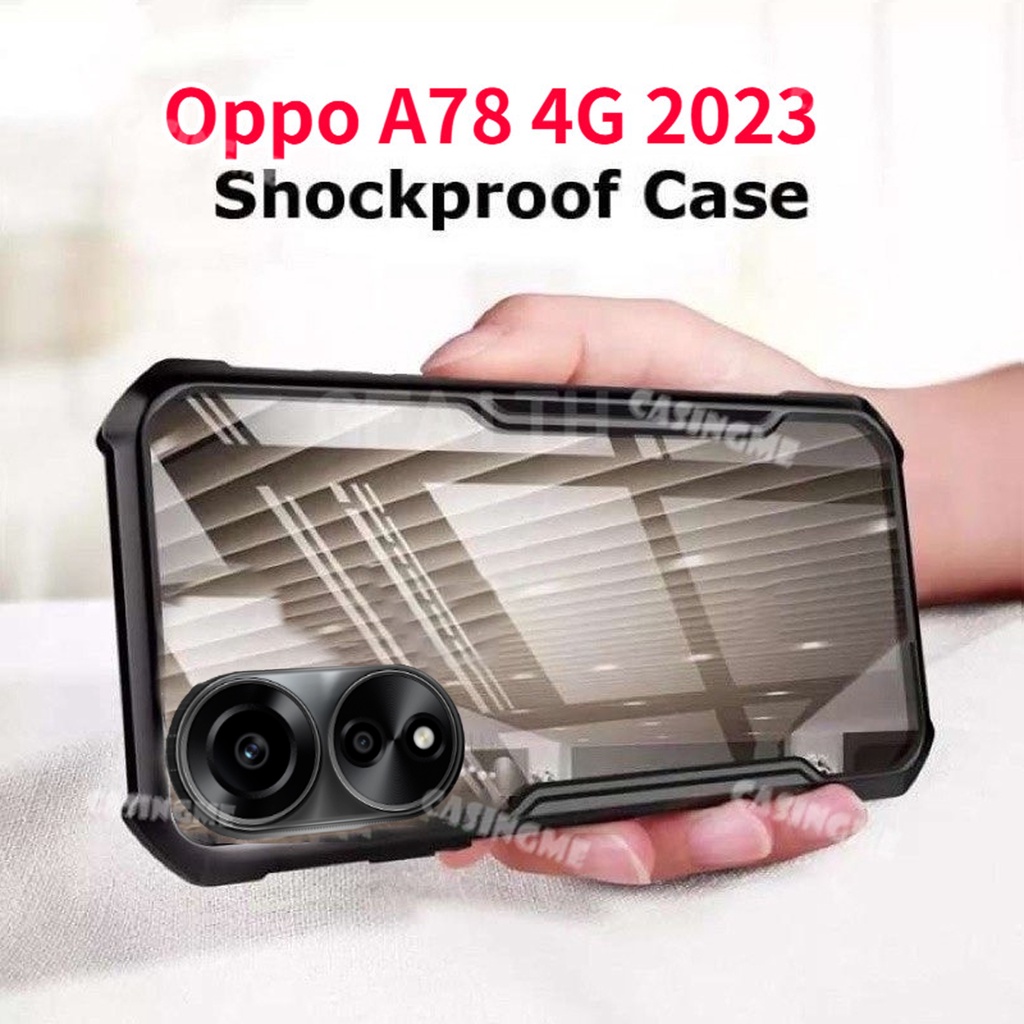 Oppo A78 4G 2023 Transprent AirBag Casing For OPPO A78 4G A 78 78A ...