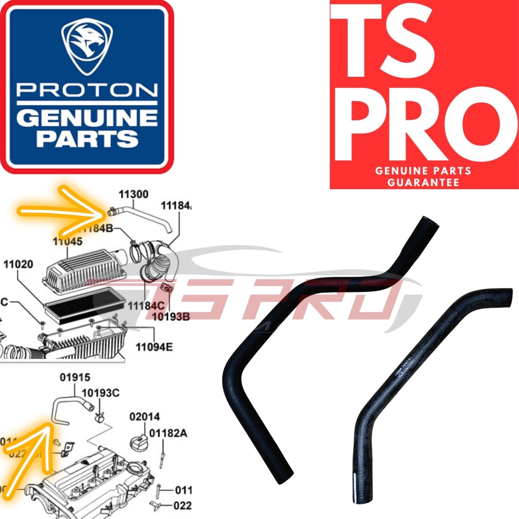 Proton Iriz New Saga VVT Persona NFE Genuine Breather Hose Full Load ...