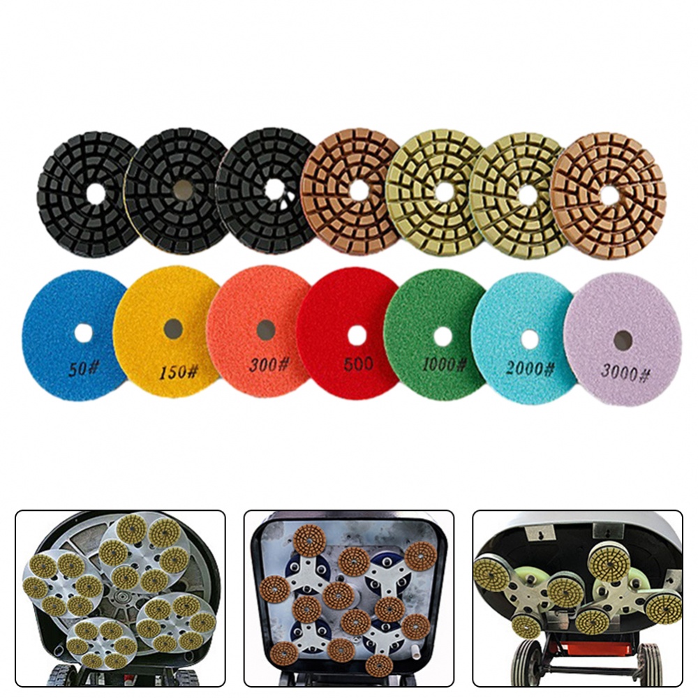 4Inch Polishing Pad Diamond Diamond Floor Dry Wet For Marble Grinding ...