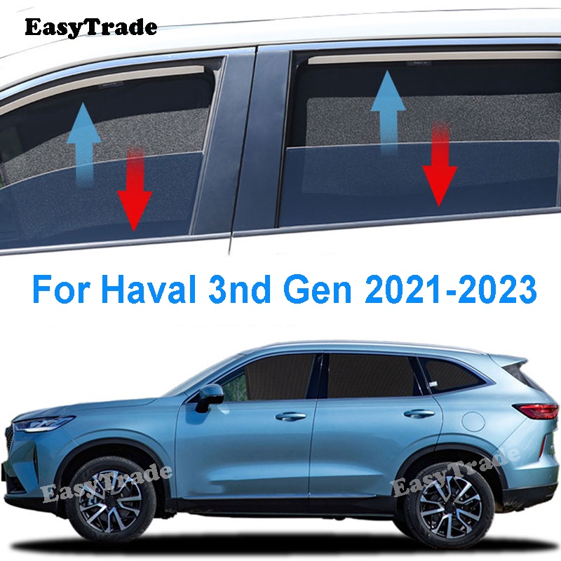 For GWM Haval H6 3rd Gen 2021-2023 Car Sunshade Front Rear Mesh ...