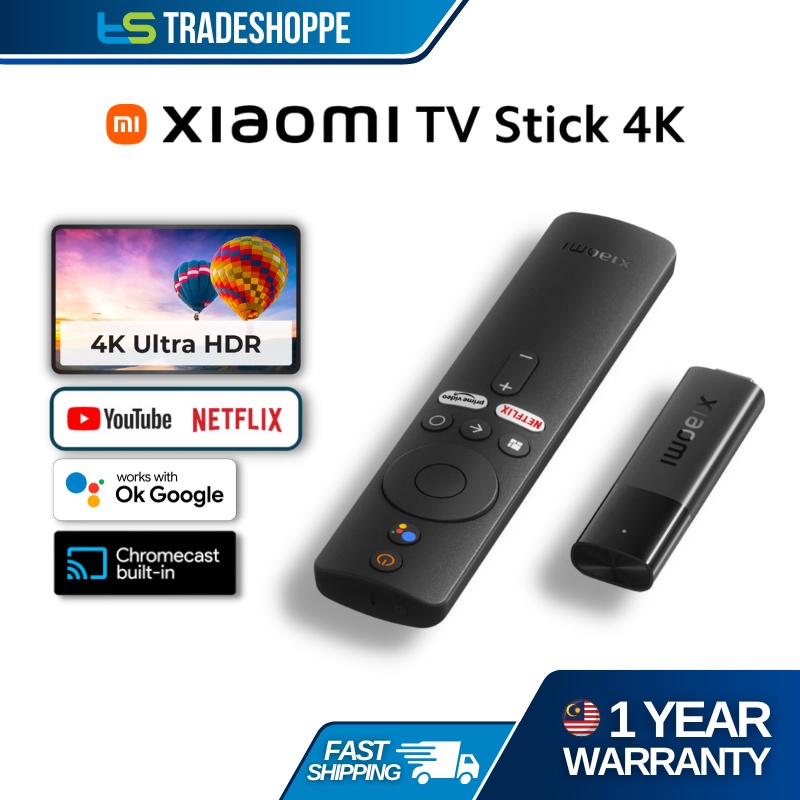 (DS) Xiaomi Mi Box S AndroidTV 2+8GB TV Stick 4K Streaming Box TV Box S 4K HDR Android TV Google ...