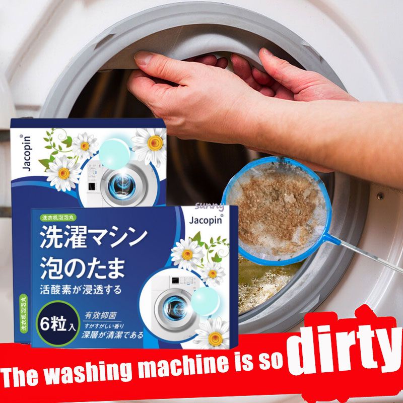 Original Jacopin Washing Machine Cleaner Effervescent Tablet Cleaner ...