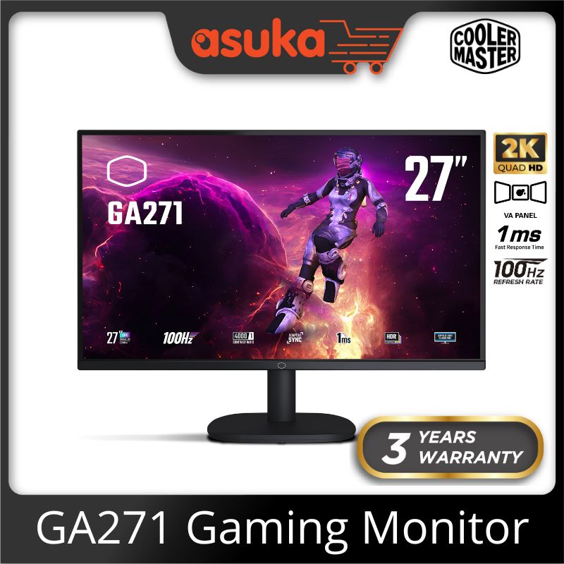 Cooler Master GA241 / GA271 VA 100Hz 1ms Gaming Monitor | Shopee Malaysia