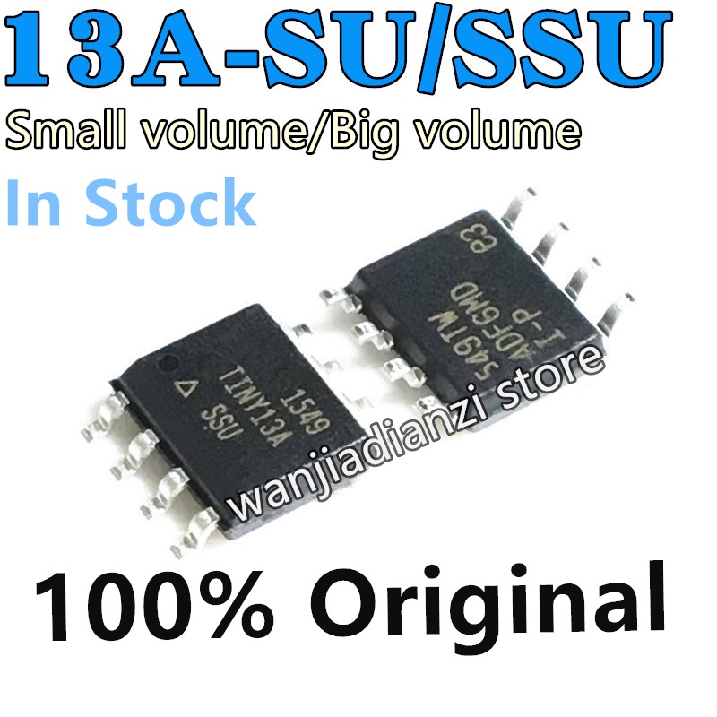 New and original ATTINY13A-SSU ATTINY13A-SU SOP8 Microcontroller IC patch SOP - 8 8 bits MCU ...