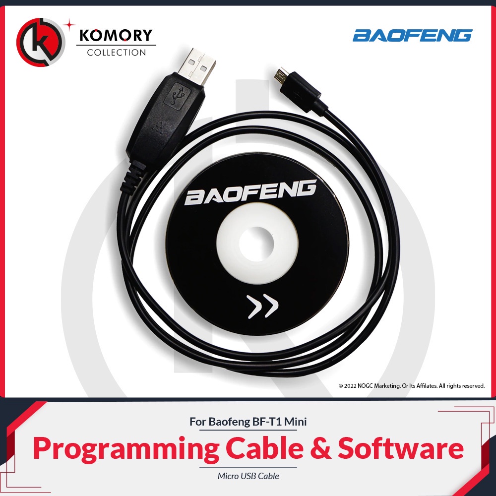 𝓚𝓞𝓜𝓞𝓡𝓨 BAOFENG BF-T1 USB Programming Cable CD Drive For BF-T1 BF-9100A Y-Head Connector For BFT1 ...