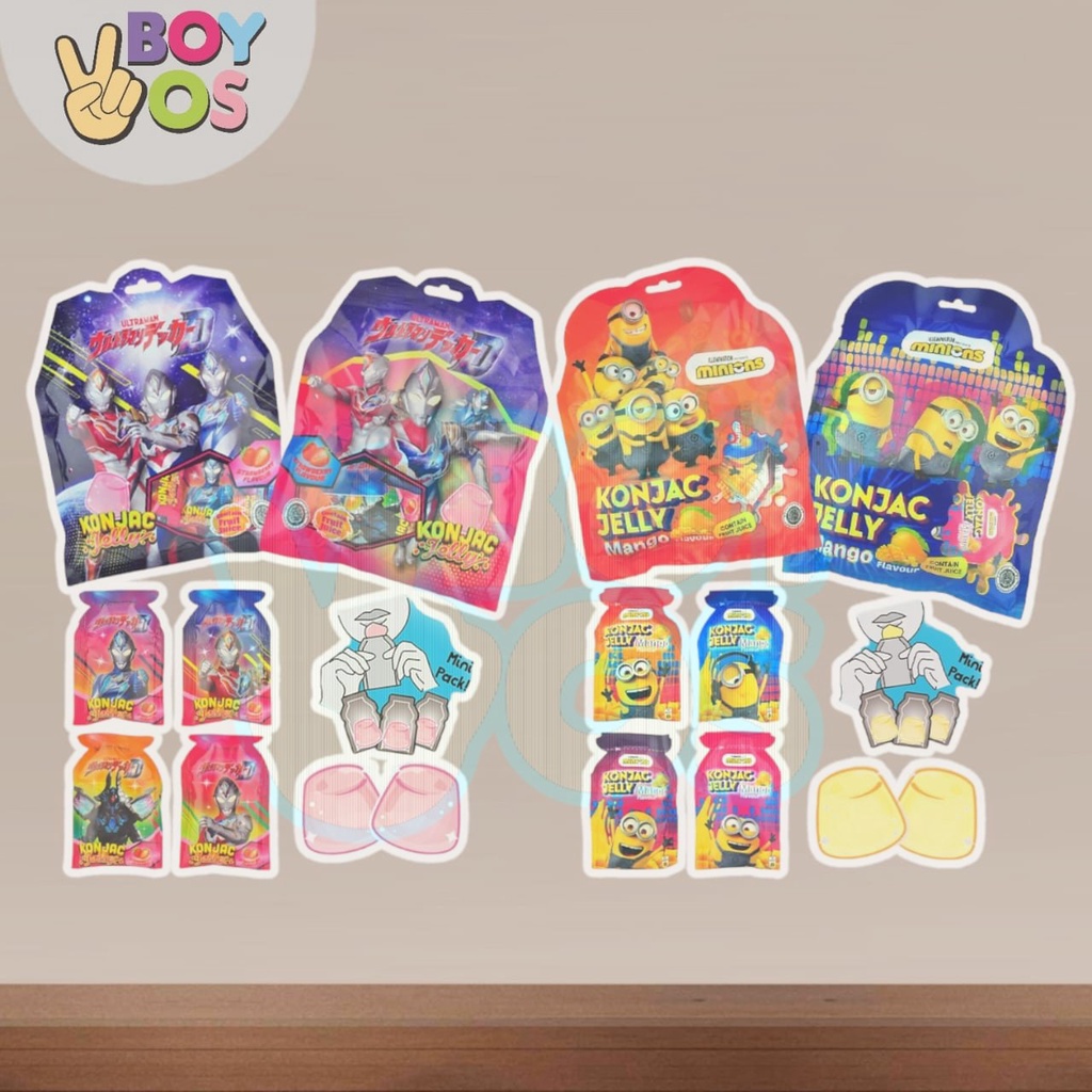 YLF Ultraman / Minions Konjac Jelly 160g | Shopee Malaysia