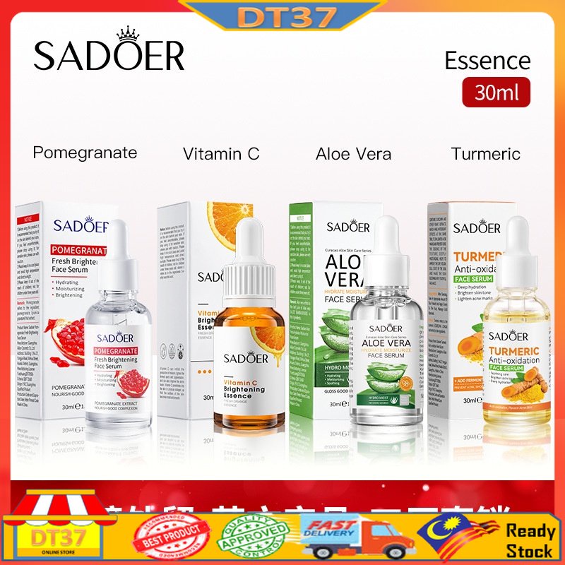 DT37 SADOER Facial Essence Serum 30ml Whitening Brightening Anti Aging Anti Oxidan Moisturizing ...
