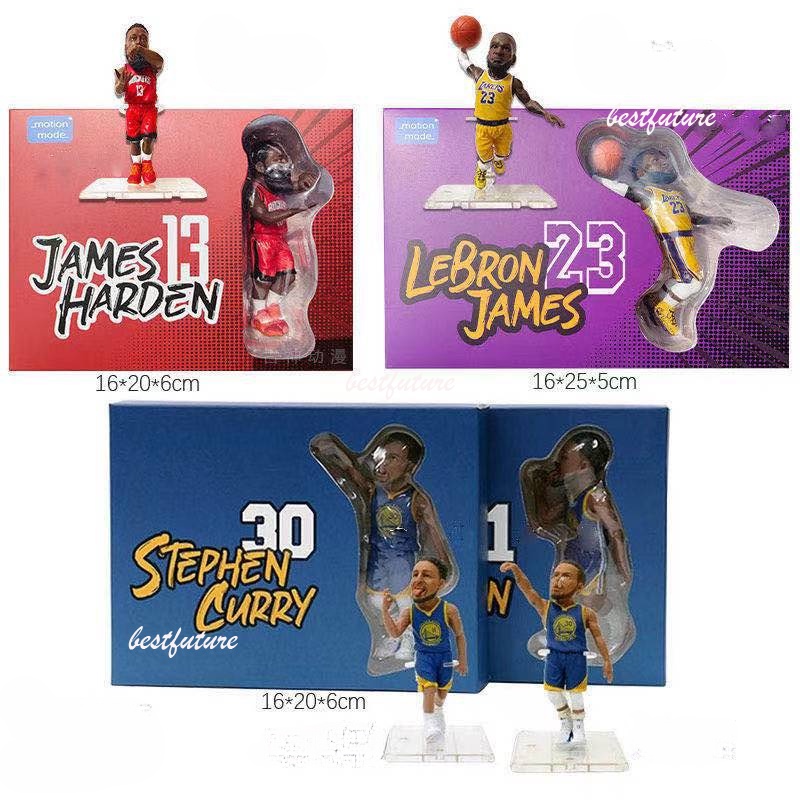 NBA Star Action Figure Kobe James Harden Curry Klay Thompson Basketball ...