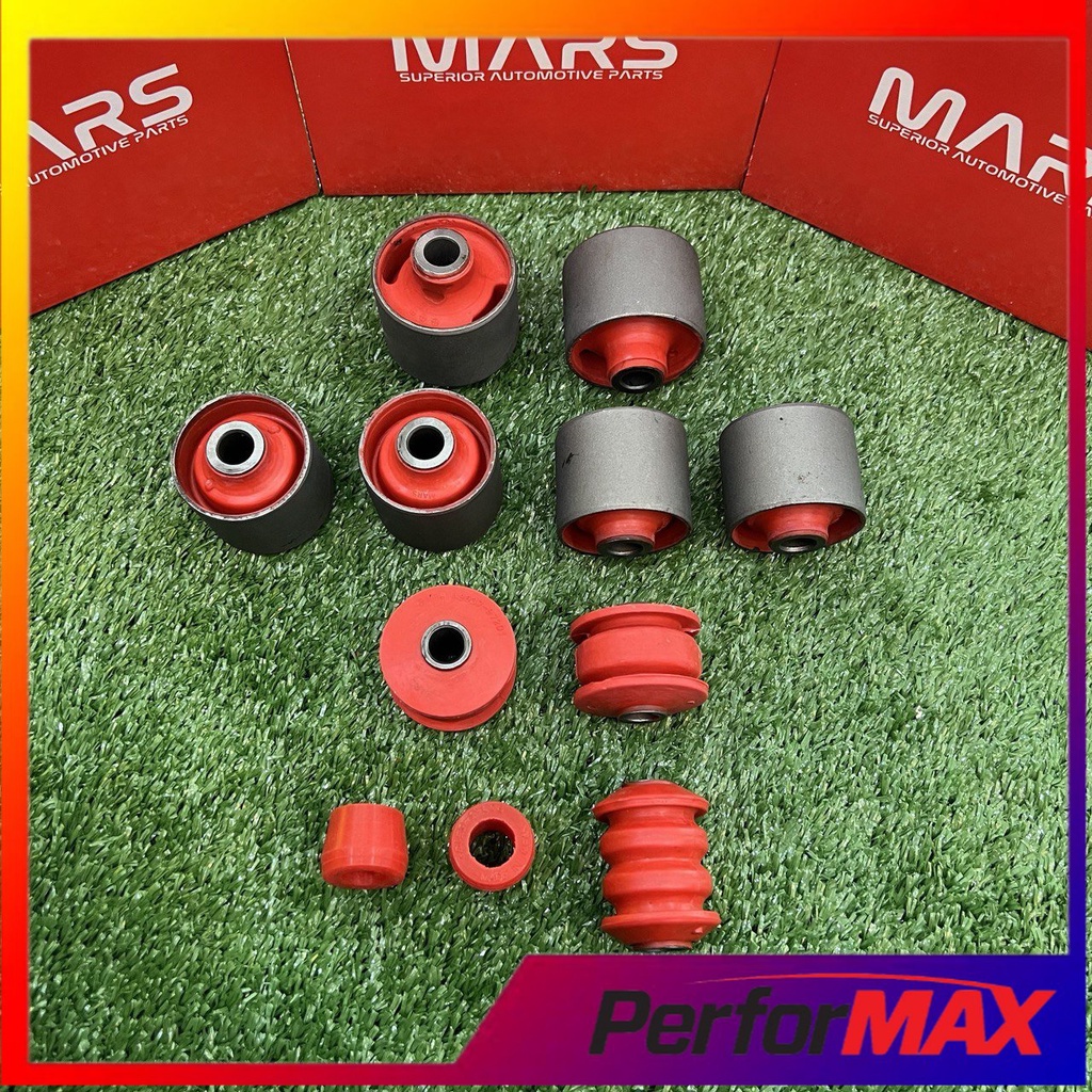 🚨MARS🚨11 ITEM REAR SET TRAILING ARM BUSH & LATERAL ARM BUSH FOR PERODUA ...