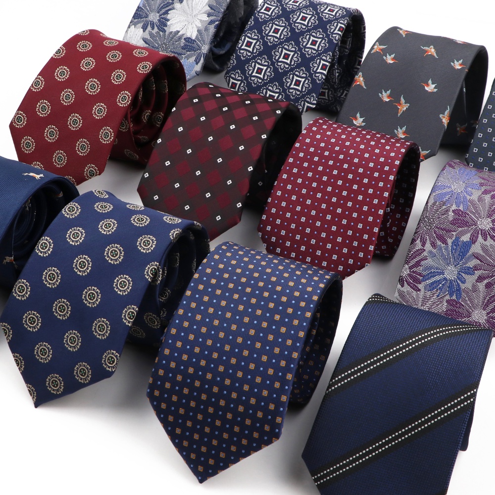 ZONFAZ Vintage Classic Silk Neckties for Men Slim Business Tie Floral ...