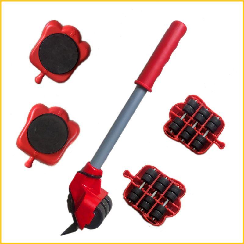 Kool Furniture Mover Tool Set Heavy Stuffs Transport Lifter 4 Wheeled ...