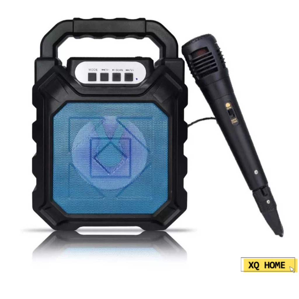 Portable USB Bluetooth Radio KTV Speaker Super Bass Audio Home Party Karaoke Wireless Player ...