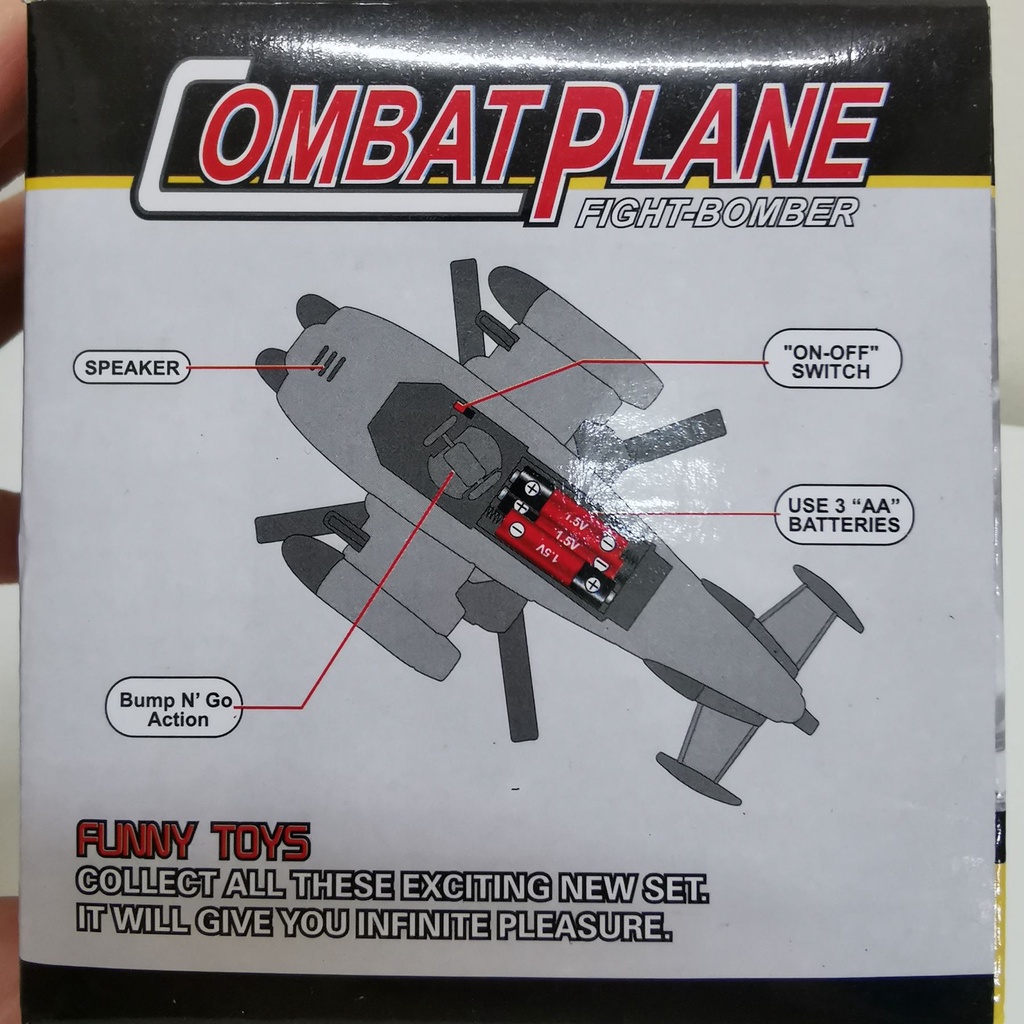 Helicopter Combat Plane Fight Bomber With Light Sound Auto Change ...